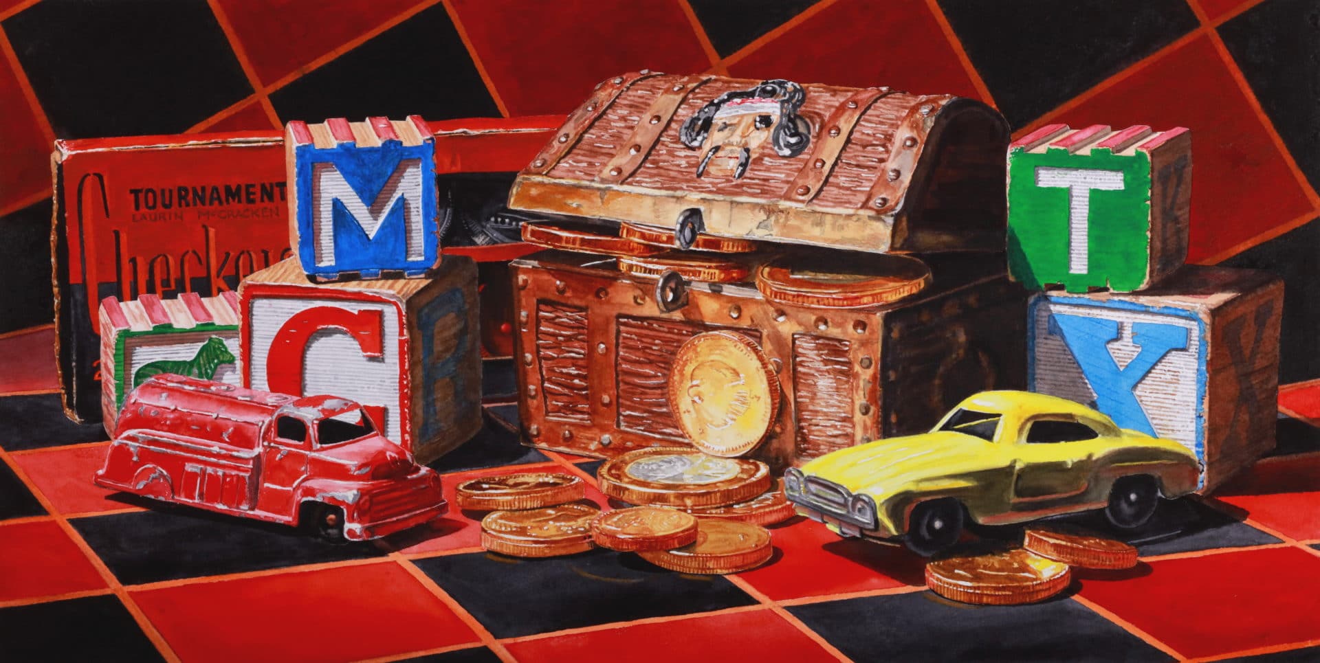 Composing the Perfect Still Life - American Watercolor