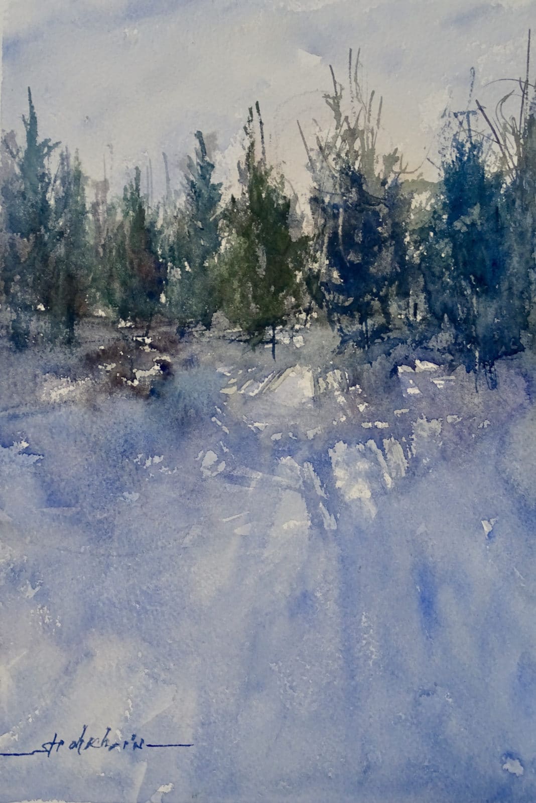 Six Secrets to Better Snow Scenes - American Watercolor