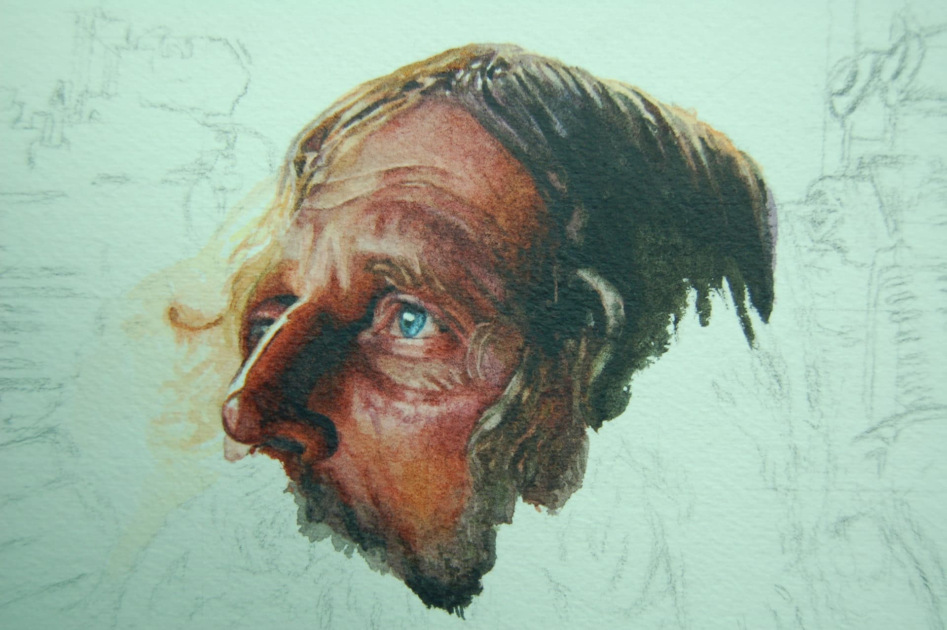 Painting an Eye in Watercolor - American Watercolor