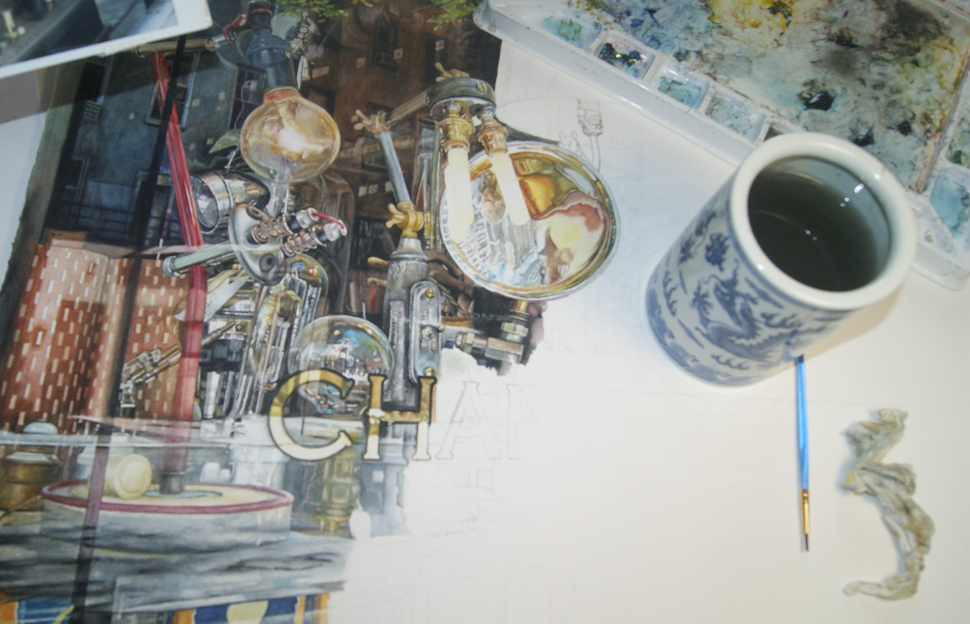 Reflecting on Reflections - American Watercolor