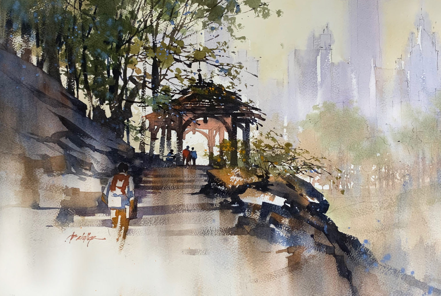Secrets to Establishing Perspective and Depth - American Watercolor