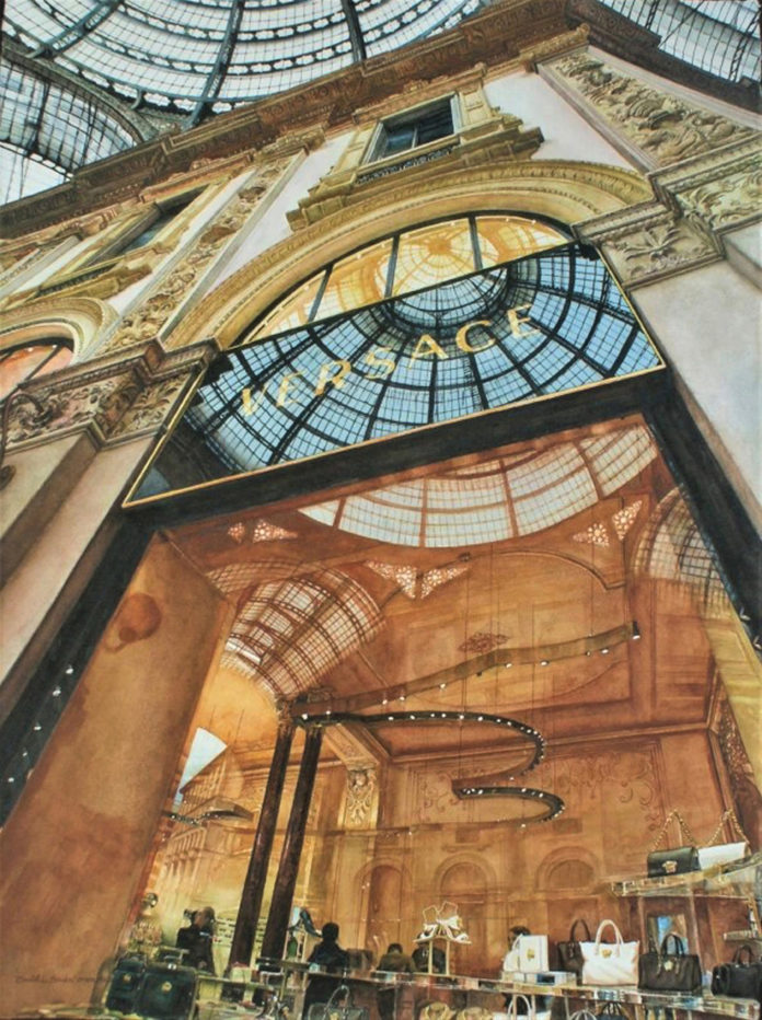 Breaking Glass - American Watercolor