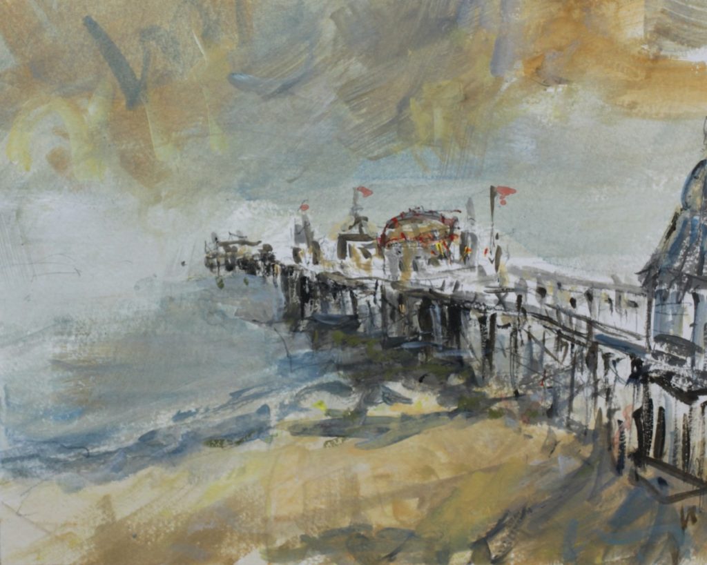 Walking in Constable’s Footsteps - American Watercolor