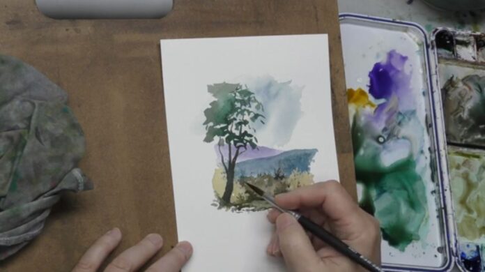 Watching Watercolor Live ... At 2:00 AM - American Watercolor