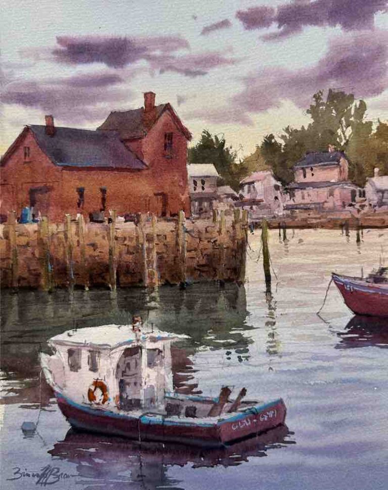 The Secrets to Painting Convincing Water Reflections - American Watercolor
