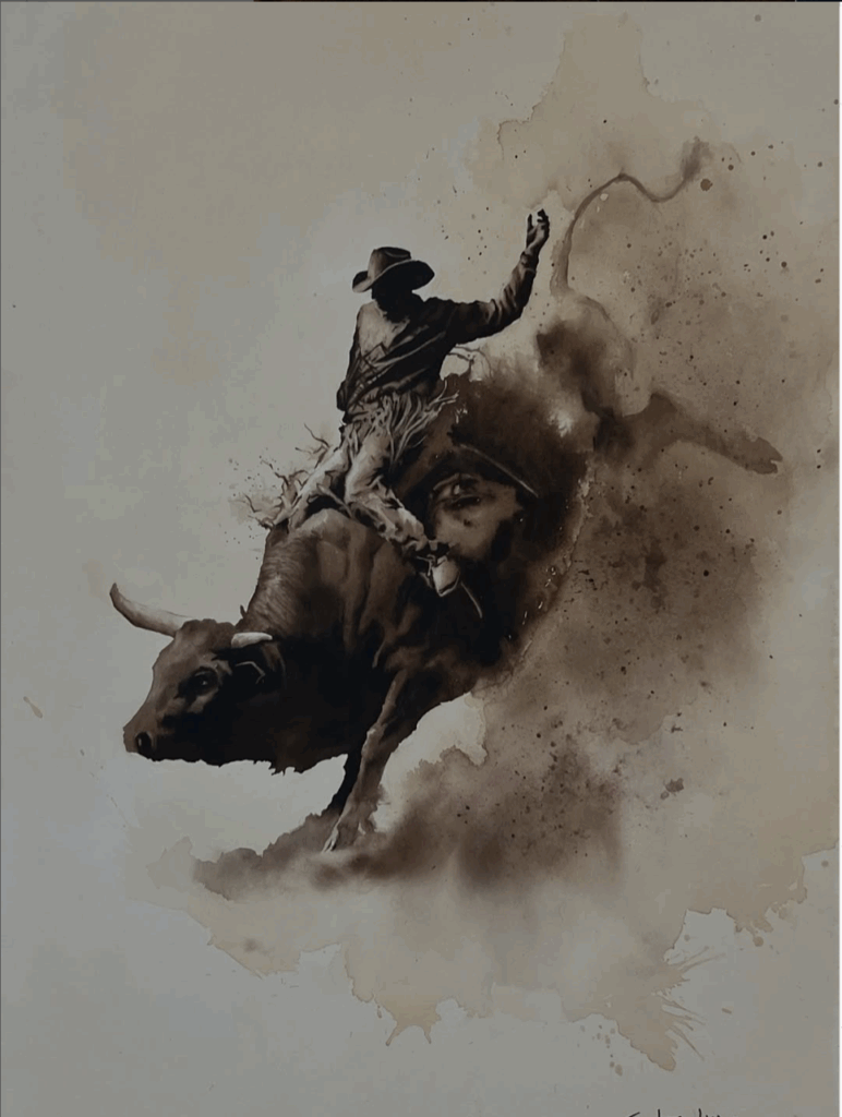From Rodeo Arena to Madison Square Garden - American Watercolor